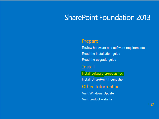Install SharePoint 2013 Foundation on Windows Server 2012 Essentials – ELVIS'S technical blog